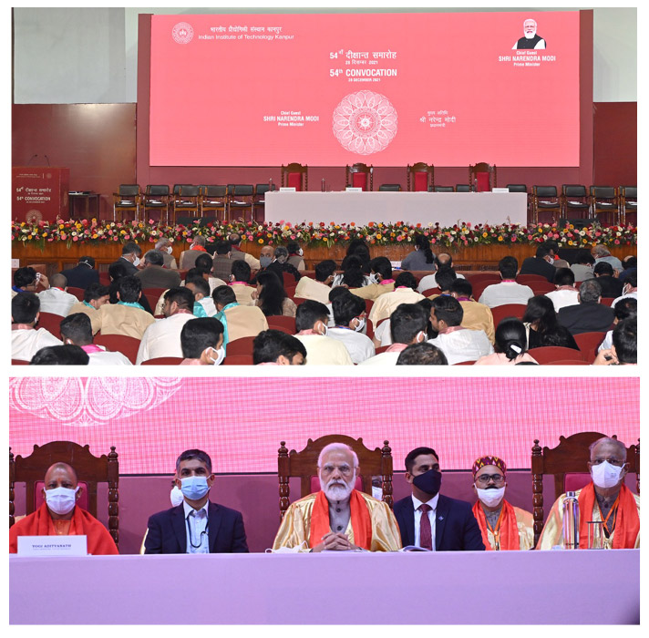 IIT Kanpur held its 54th Convocation in hybrid mode with Prime Minister ...